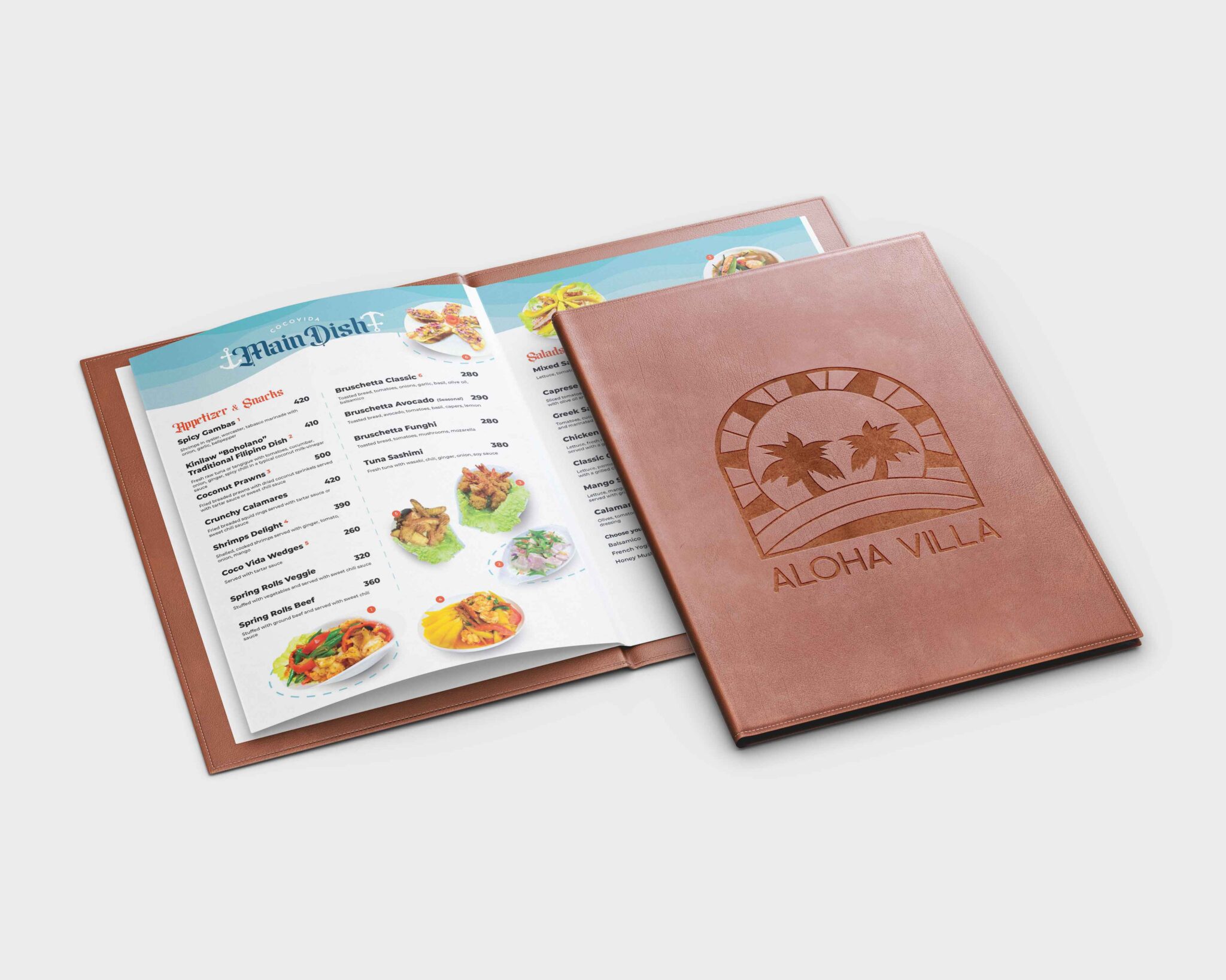 Aloha Villa Menu – CubeArts